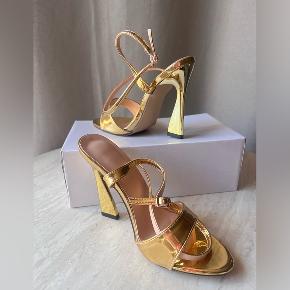 Shoes | Fancy Gold Shoes | Poshmark